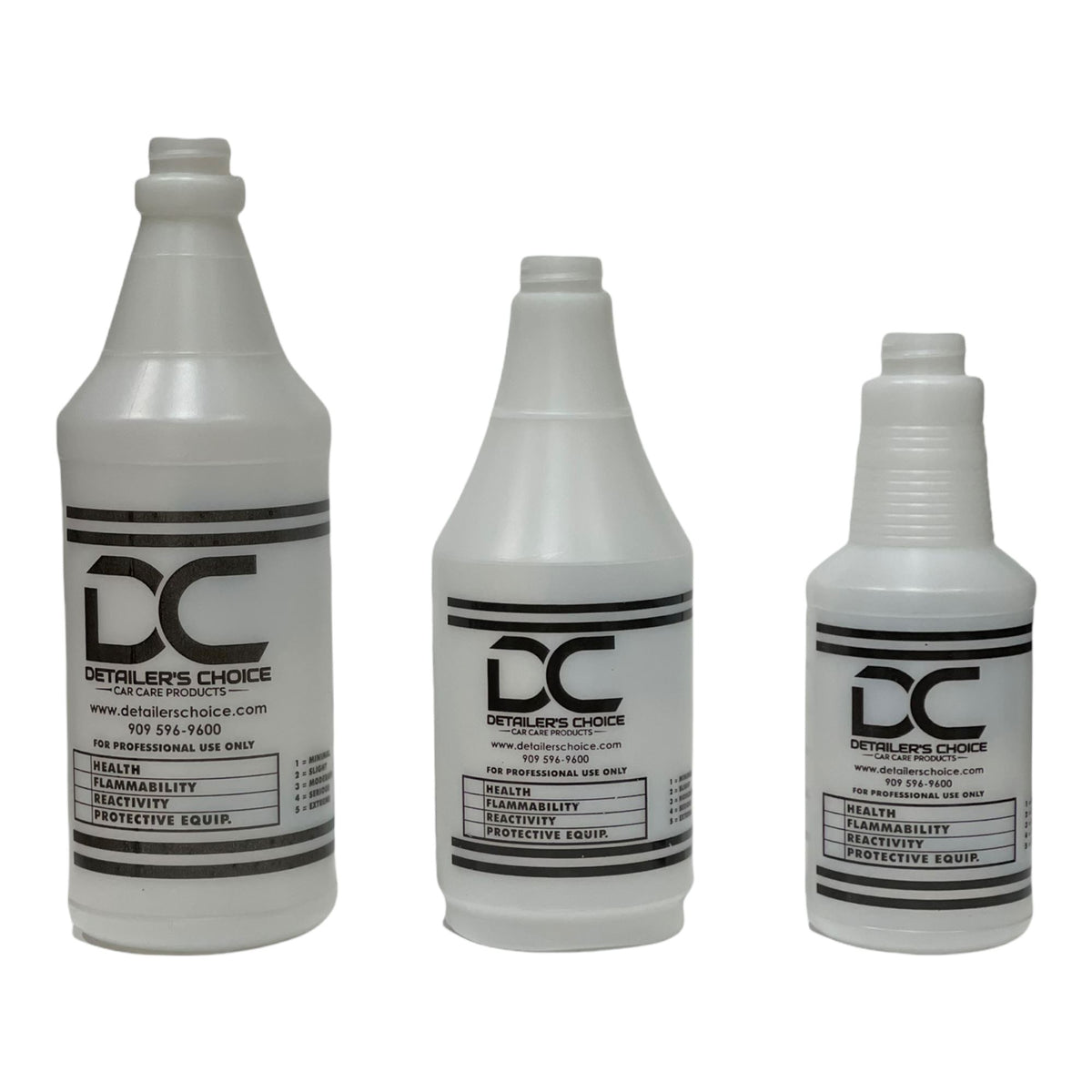 Detailer's Choice Secondary Container Bottles — Detailers Choice Car Care